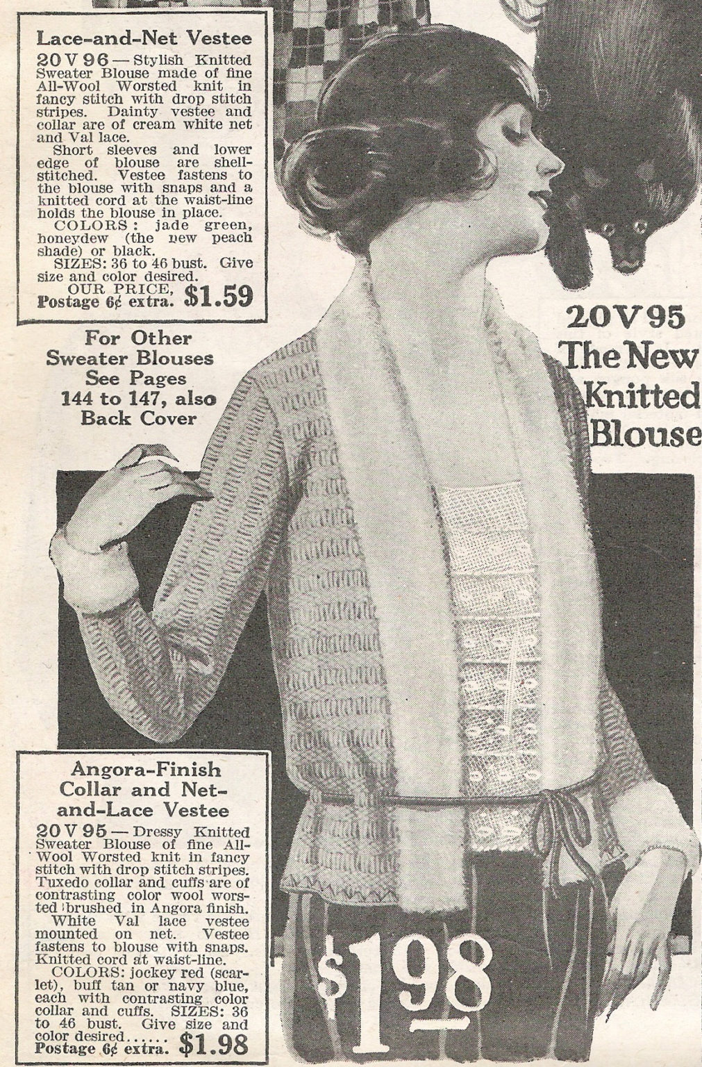 Ladies' 1920s Sweaters and Cardigans History