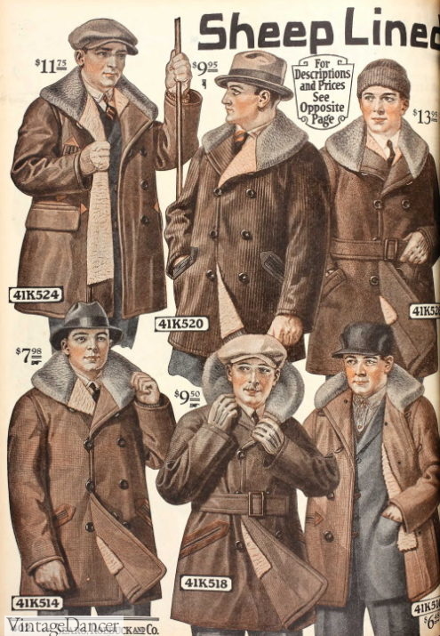 1920s Men's Coats & Jackets History