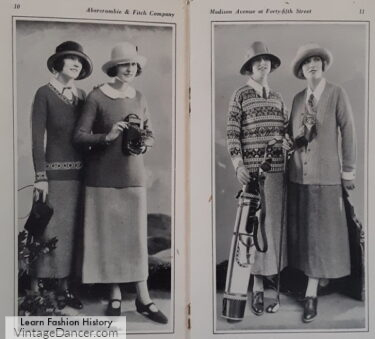Ladies' 1920s Sweaters and Cardigans History
