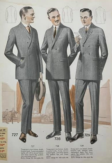 1920s Mens Suit and Sportcoat History