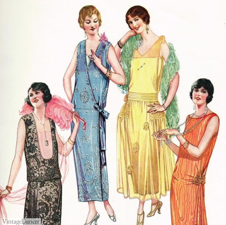Ladies 1920s Jewelry Styles- Fashion for Flappers