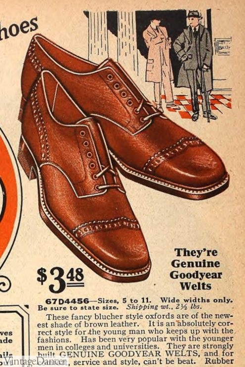 Men's 1920s Shoes History and Buying Guide