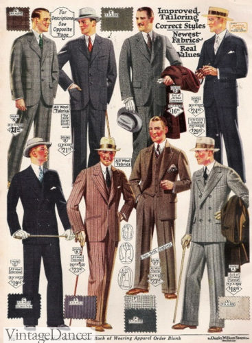 1920s Mens Suit and Sportcoat History