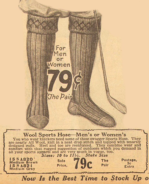 Vintage Men's Socks History-1900 to 1960s