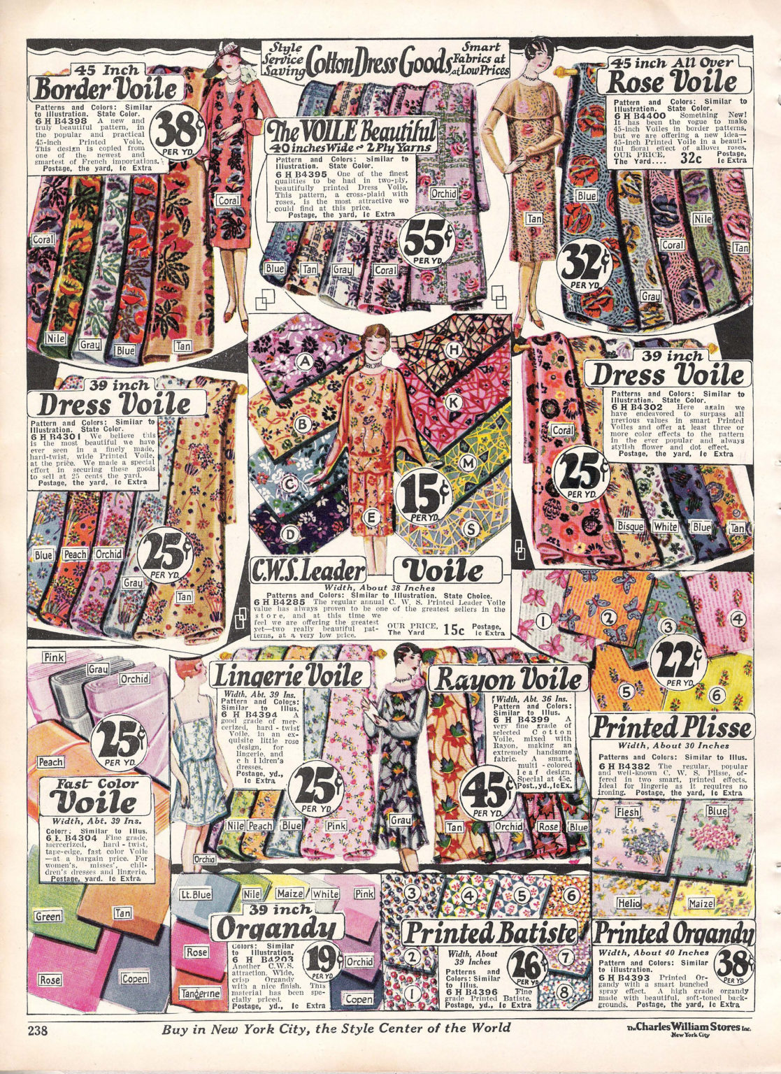 1920s Fabrics and Colors in Fashion