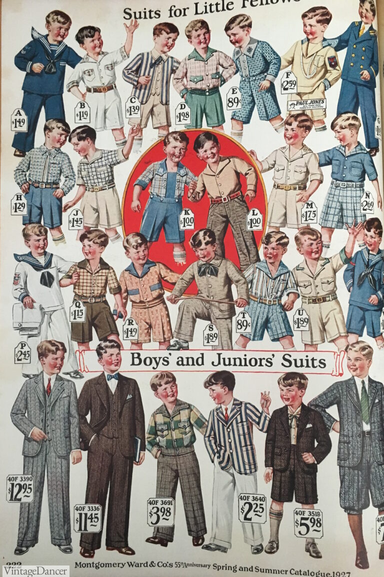 1920s Children's Clothing & Fashion | Boys and Girls