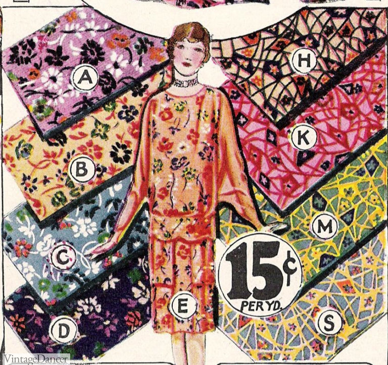 1920s Fabrics and Colors in Fashion