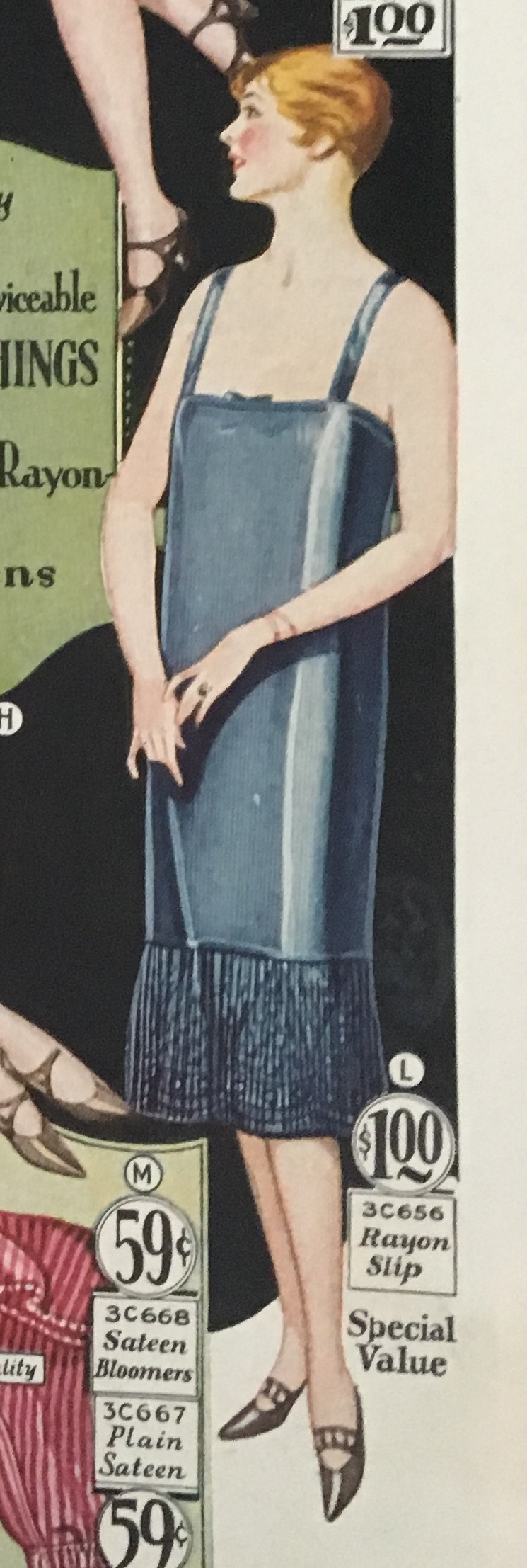 1920s Lingerie History- Underwear, Slip, Bra, Corset