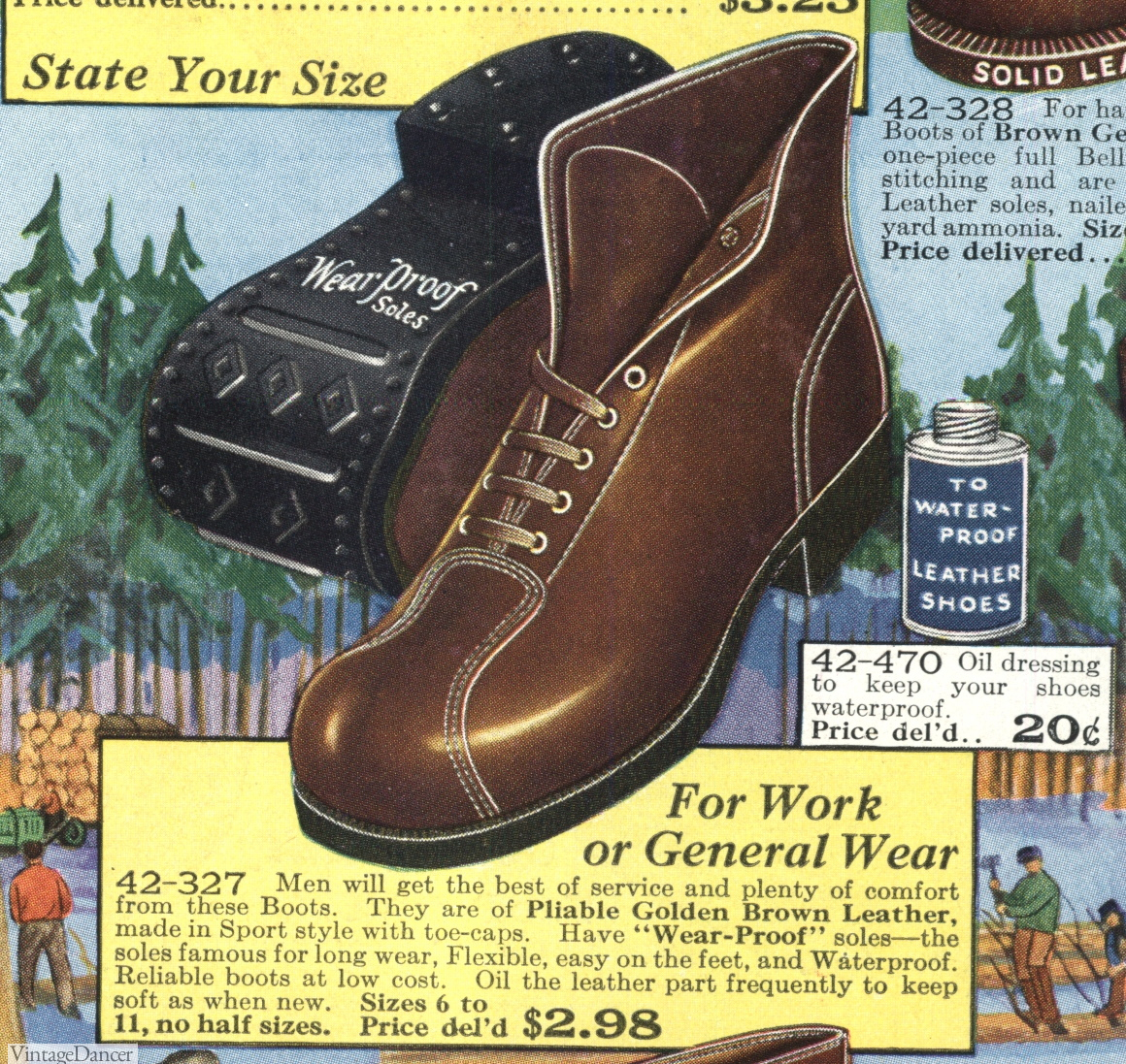 1920s Men's Workwear, Casual Clothes