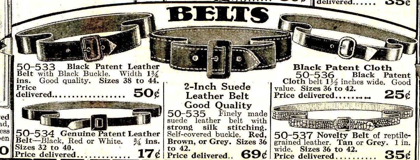 A History of Belts 1920-1960 for Women