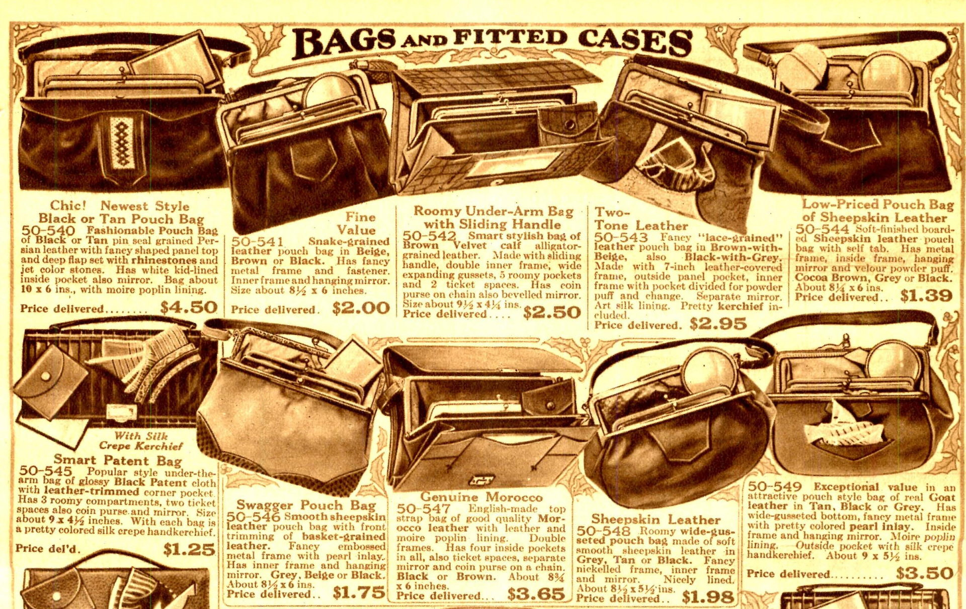 1920s Handbags, Purses, and Shopping Bag Styles