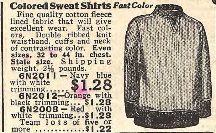 Men's Vintage Gym Clothes 1920s-1950s | Sweatshirts, Shorts, Tops ...