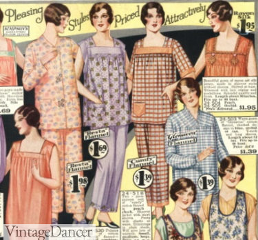 1920s Nightgowns, Pajamas and Robes History