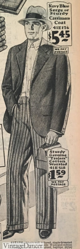1920s Men's Workwear, Casual Clothes