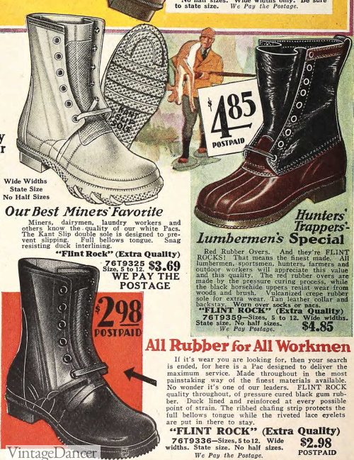 1920s Men's Workwear, Casual Clothes