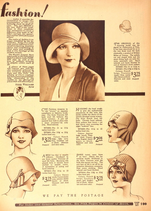 1929 Fashion for Women and Men