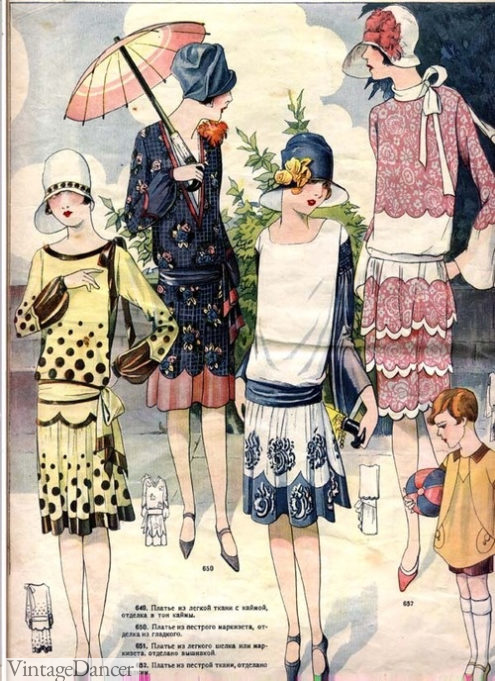 1920s Day Dress, Tea Dress, Afternoon Dress History