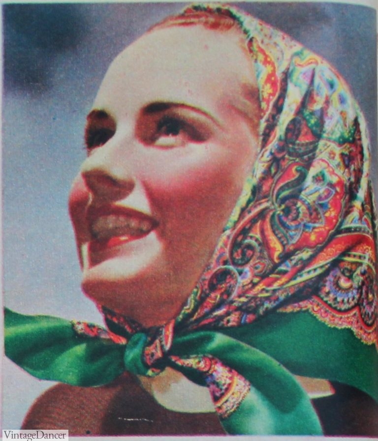 Vintage Scarves- Styles from 1920s to 1960s