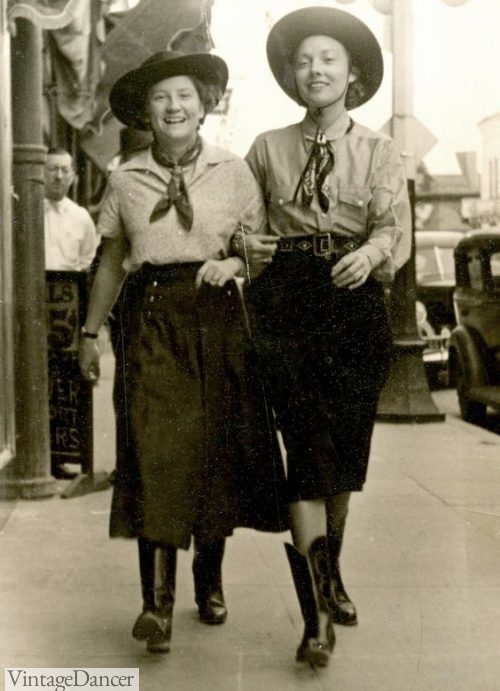 Vintage Western Wear for Women 1930s, 1940s, 1950s