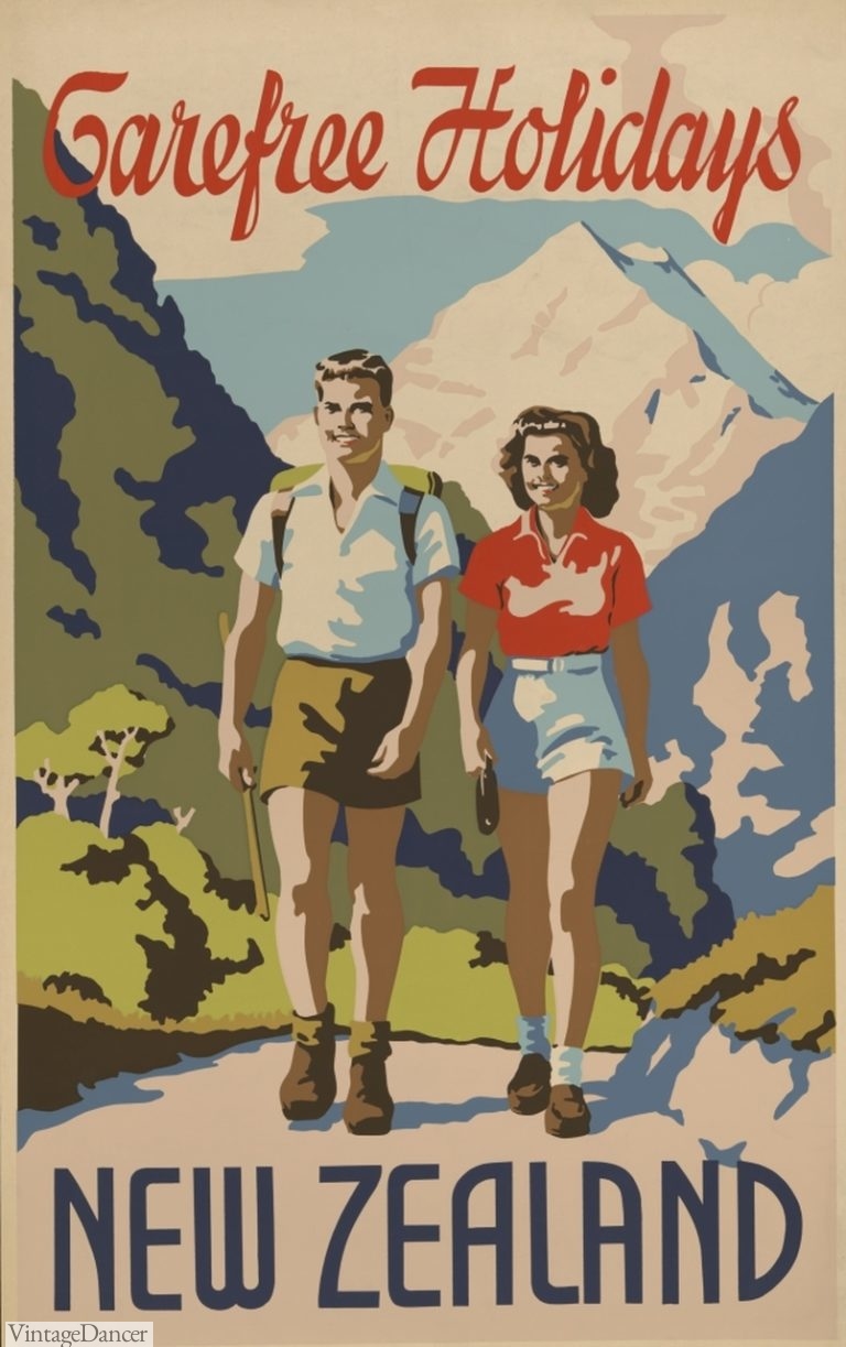 Vintage Hiking and Camping Clothes - 1920s to1950s