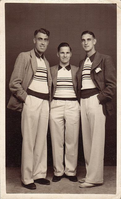 Mens Vintage Boating Outfits, Sailing Clothes