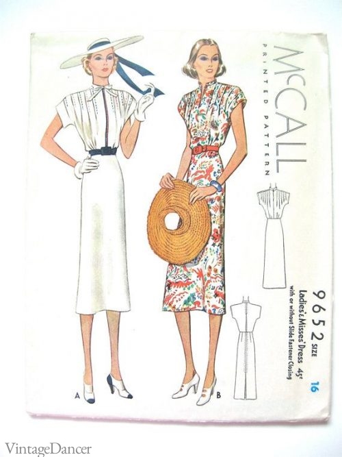 1930s Sewing Pattern History & Pattern Review