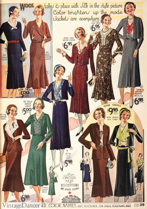 1930s Teenage Girls' Fashion