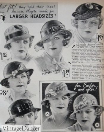 1930s Hat Styles | Women's 30s Hat History