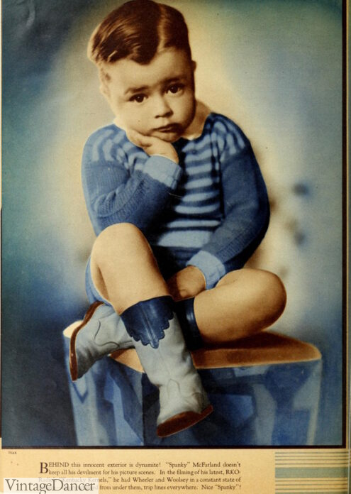 1930s Children's Fashion for Boys