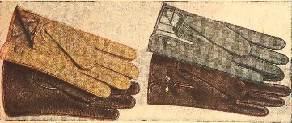History of Vintage Men’s Gloves - 1900 to 1960s