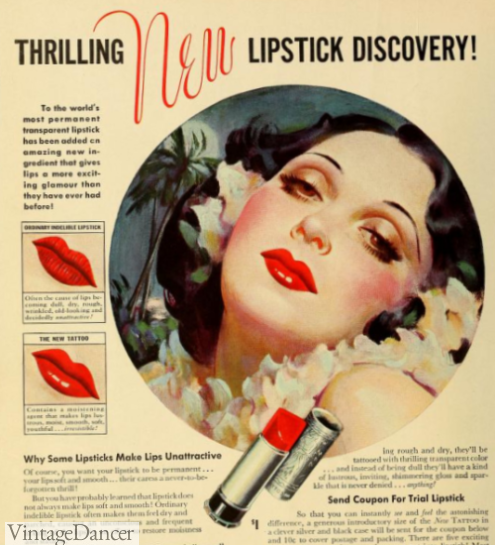 Simple, Natural 1930s Makeup Guide