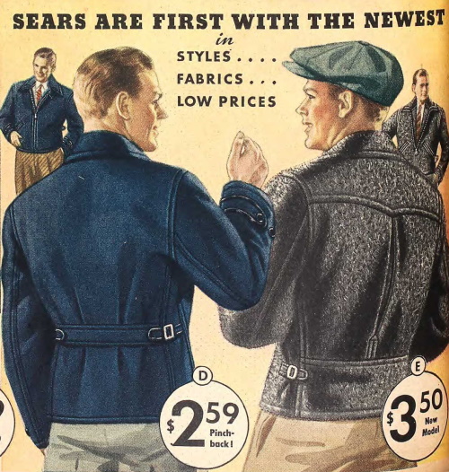 1930s Men's Coat and Jacket Styles