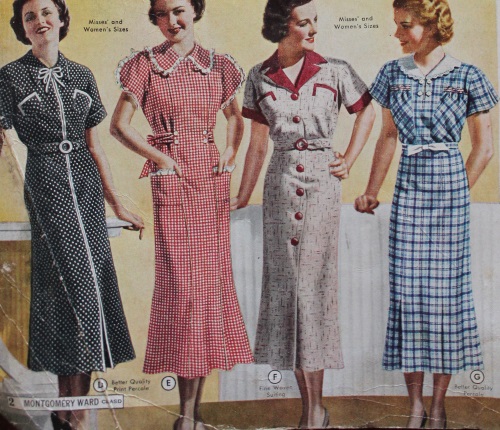1937 Fashion, Clothing Styles