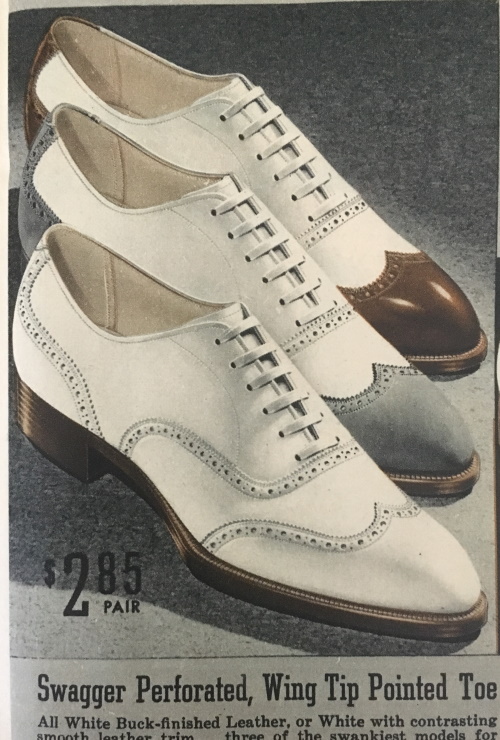 1930s Mens Shoe Styles Art Deco Era Footwear