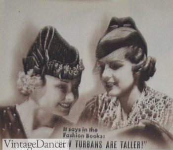 1930s Hat Styles | Women's 30s Hat History