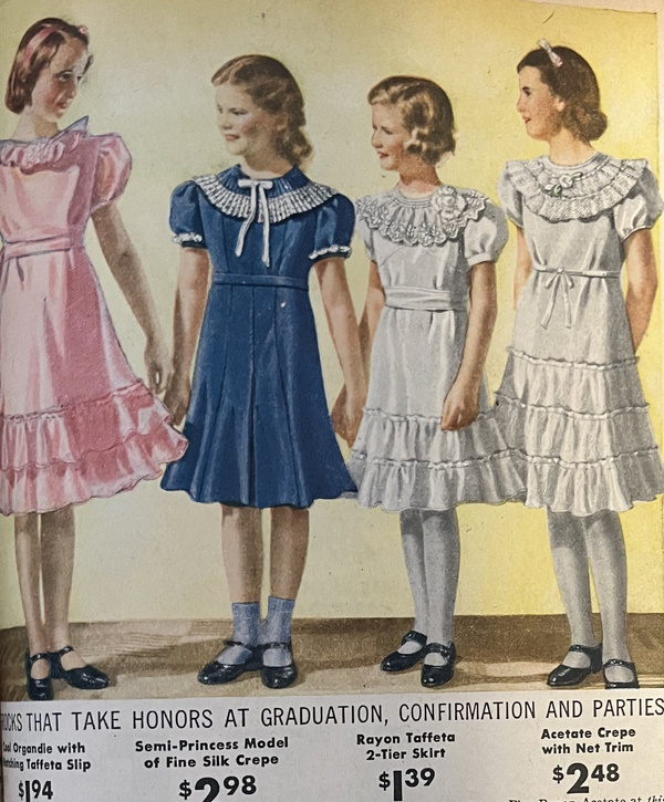 1930s Children's Fashion for Girls