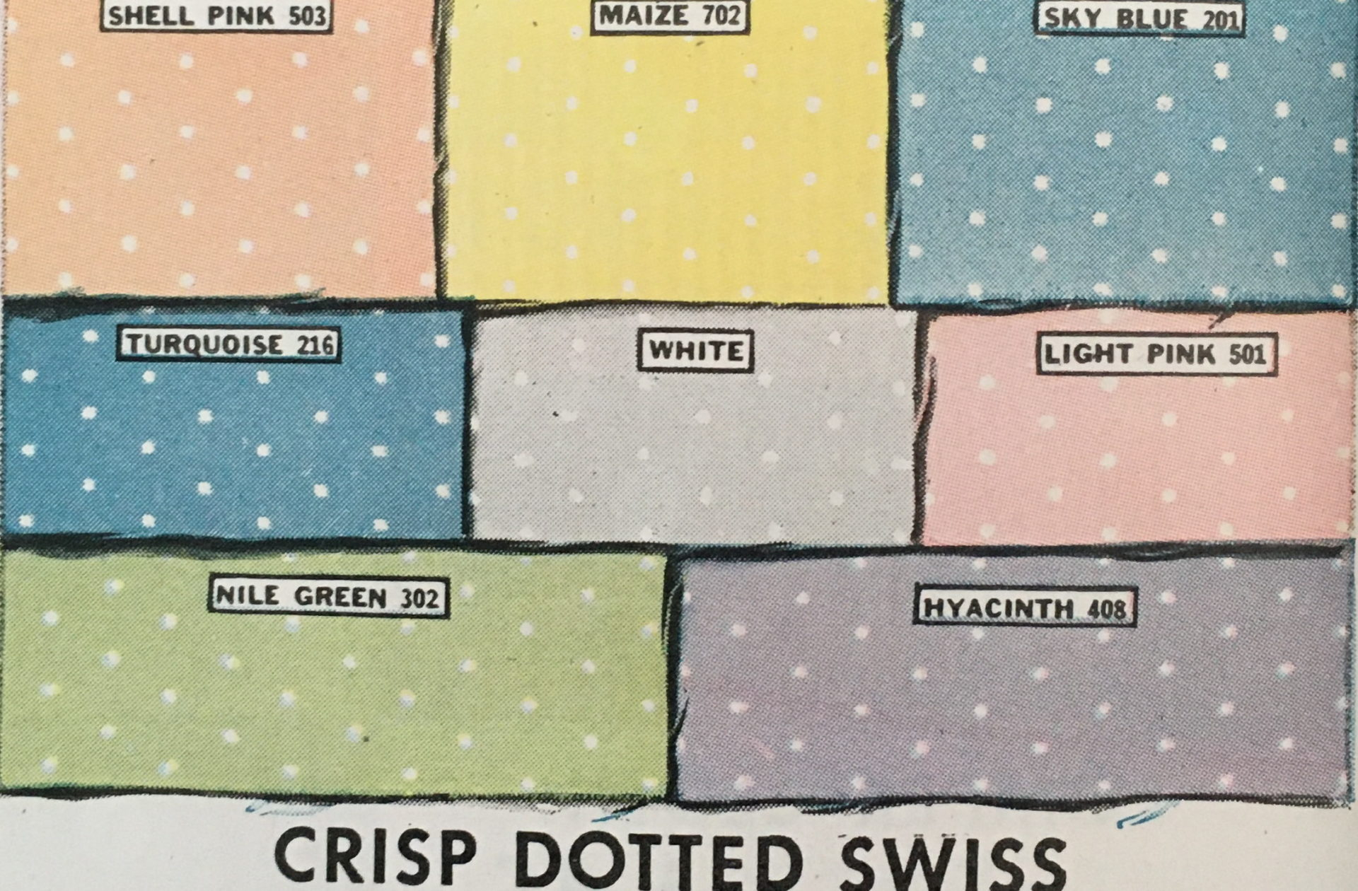 1930s Fashion Colors & Fabrics