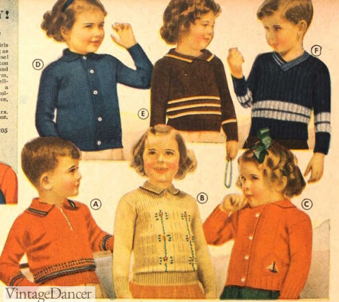 1930s Children's Fashion for Boys