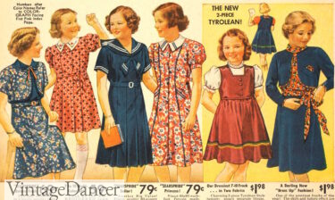 1930s Children's Fashion for Girls