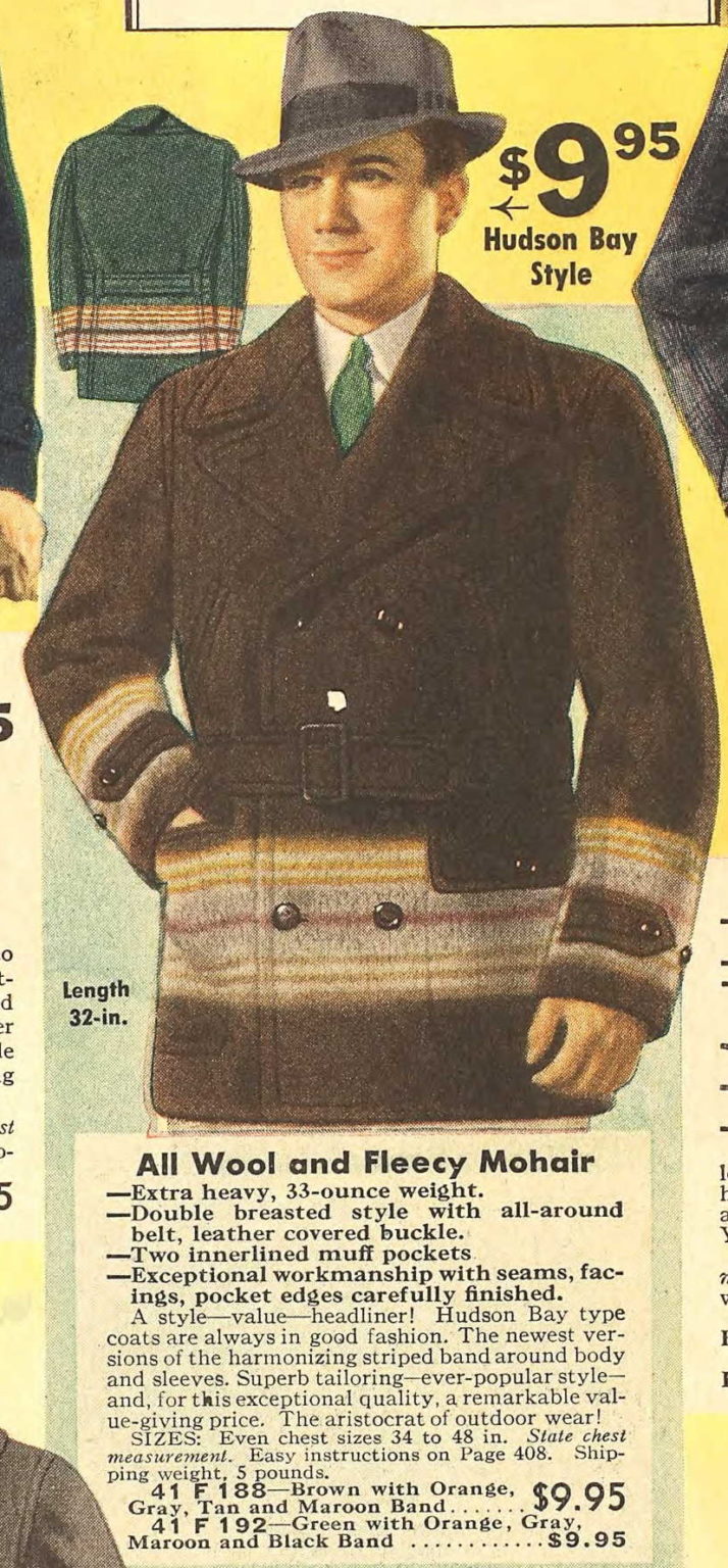 1930s Men's Coat and Jacket Styles