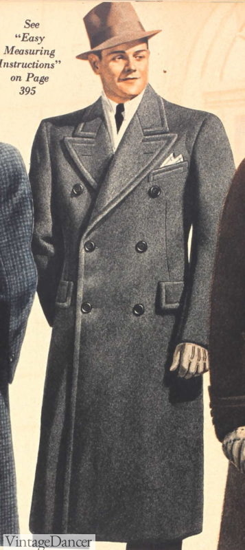 1930s Men's Coat and Jacket Styles
