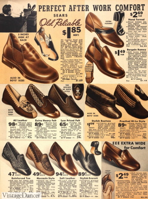 Men's Vintage Slippers | Classic Loafers, Opera, Smoking Shoes
