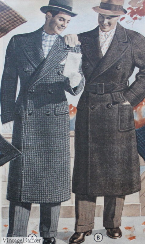 1930s Men's Coat and Jacket Styles