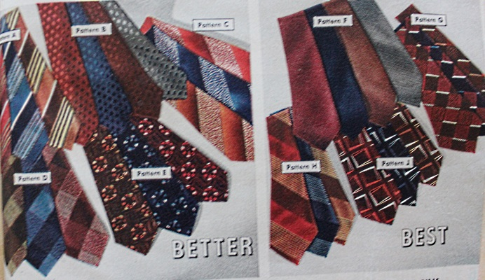 Men's Ties History of the 1920s to 1970s