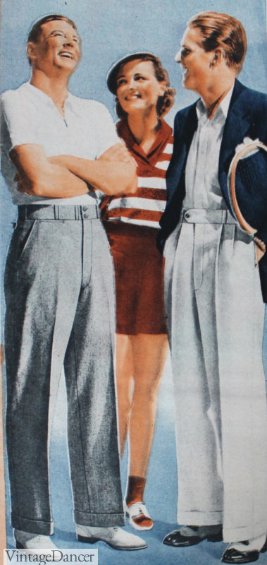 1930s Men's Summer Suits & Clothing Costume Guide