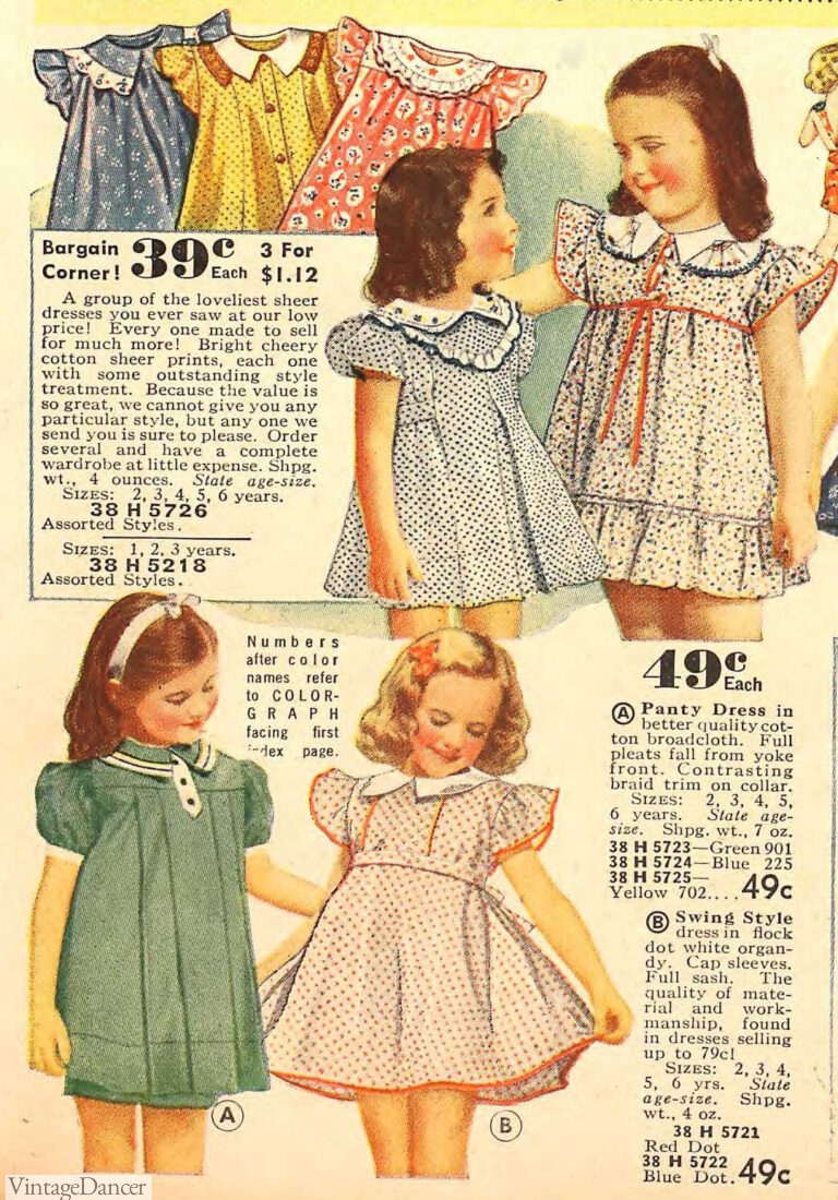 1930s Children's Fashion for Girls 1930s Children's Fashion for Girls