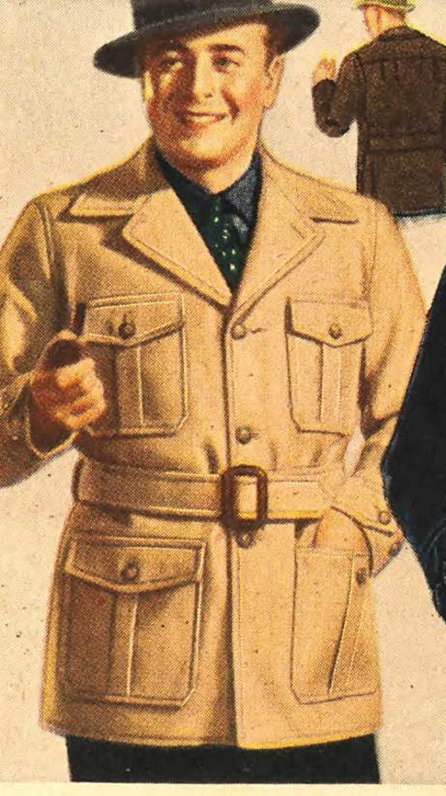 1930s Men's Coat and Jacket Styles
