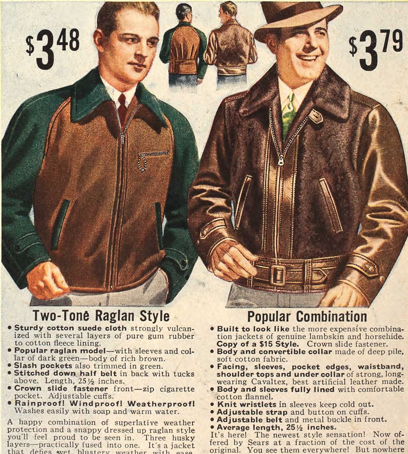 1930s Men's Coat and Jacket Styles