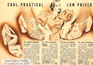 1930s Shoes History: Popular Styles for Women