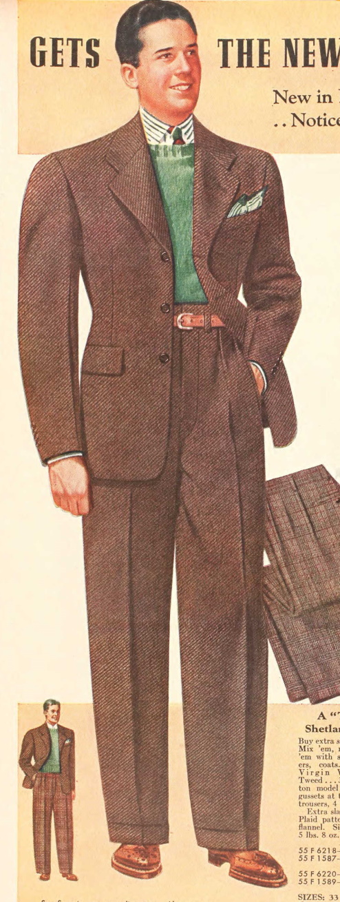 1940s Men’s Fashion Clothing Styles